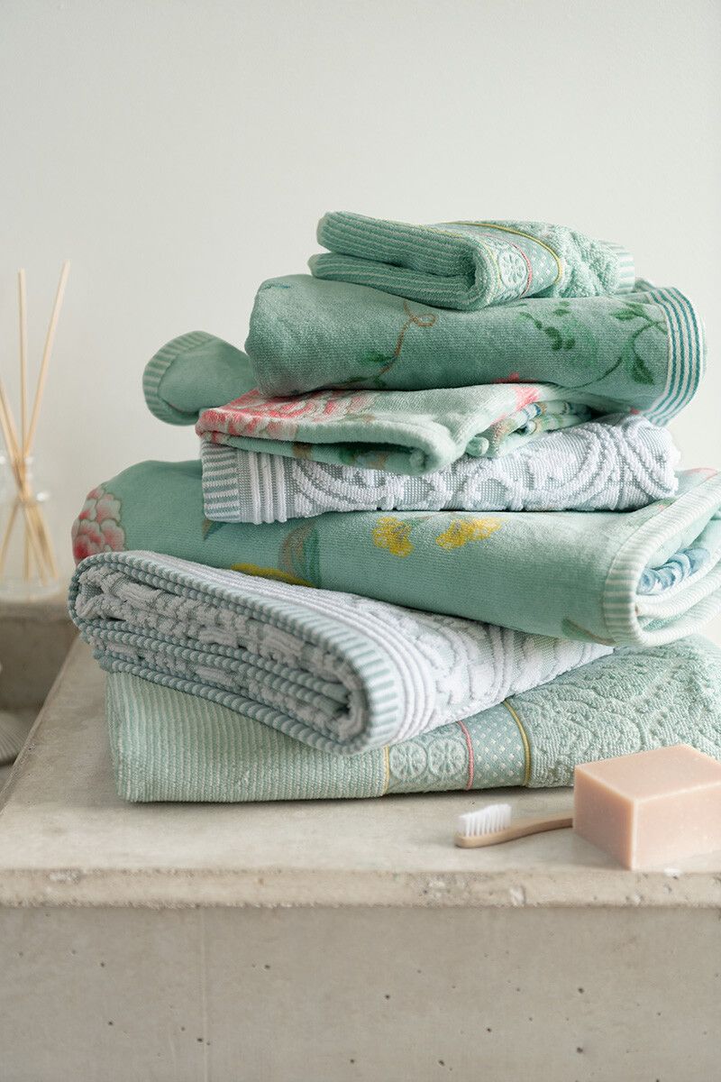 Pip Studio Guesttowel Set/3 Tile de Pip Light Blue 30x50 cm | Pip Studio