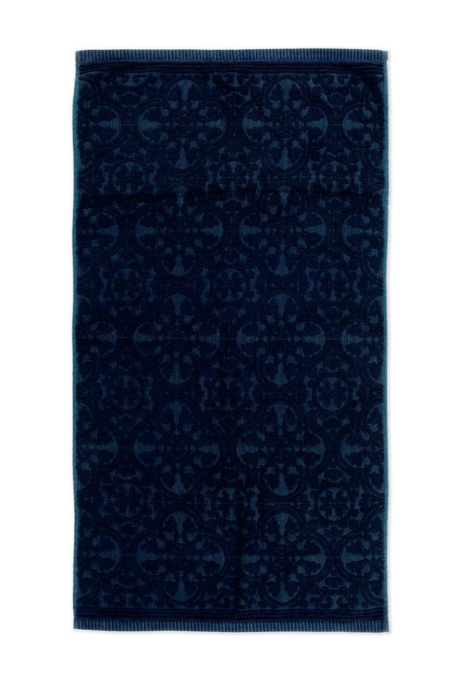 Pip Studio Bath Towel Set/3 Tile de Pip Dark Blue 55x100 cm | Pip Studio