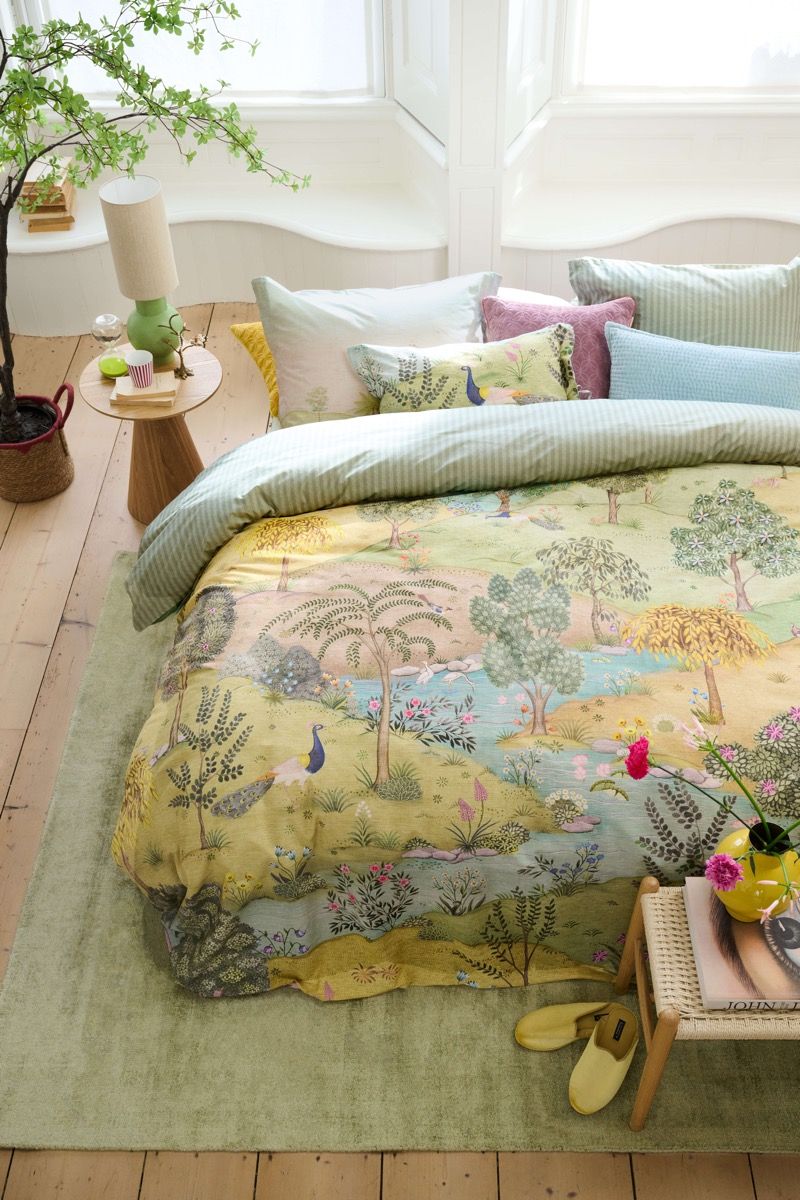 Pip Studio Duvet Cover Set Cabrera Green | Pip Studio